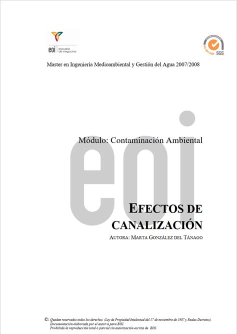 Efectos De CanalizaciÓn Biblioteca Digital Marítima De Honduras