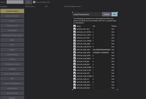 Uavcan Parameters Missing Px4 Autopilot Discussion Forum For Px4 Pixhawk Qgroundcontrol