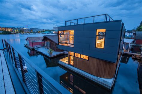 Houseboat Design Seattle Wa Natural Modern Architecture Firm