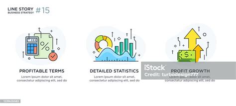 비즈니스 컨셉의 일러스트 레이션 컨셉 세트입니다 워크플로 성장 그래픽 비즈니스 개발 이정표 스타트업 선형 그림 아이콘 인포그래픽 방문 페이지 사이트 인쇄 포스터입니다 라인