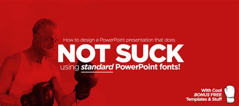 Design Better Powerpoint Presentations With System Fonts Knockout Prezo