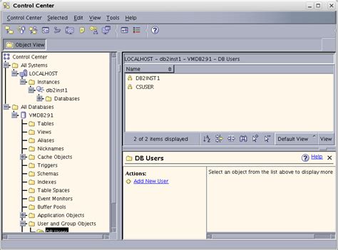 Creating And Configuring An IBM DB2 Database