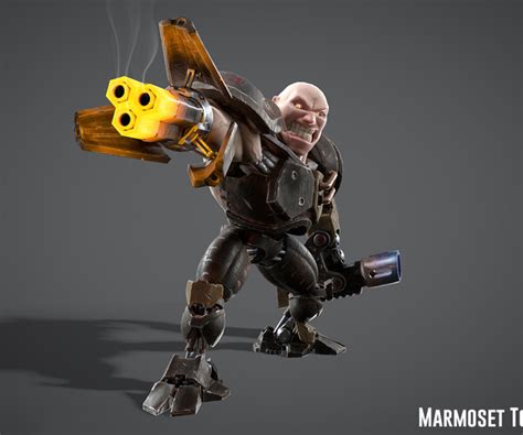 Artstation Stylized Android Unreal Engine Game Assets