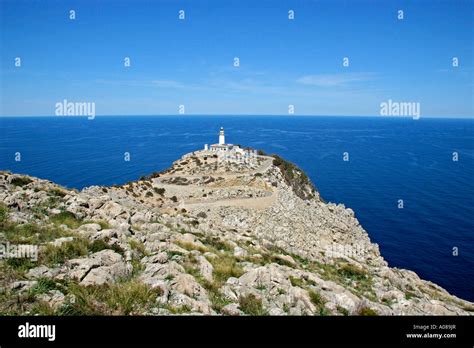 Mallorca Leuchtturm Am Cap Formentor Lighthouse At Cap Formentor Stock