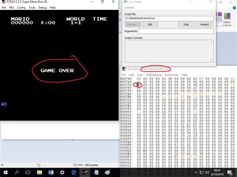 Lua Fceux Stops Responding When I Run This Code Made By Me Stack