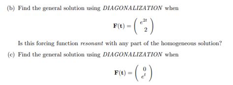 Solved Consider The Following Non Homogeneous System Of Chegg Com
