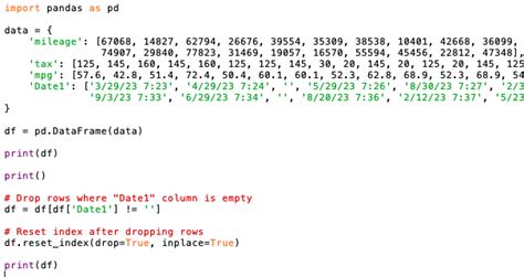 Re Index A Dataframe