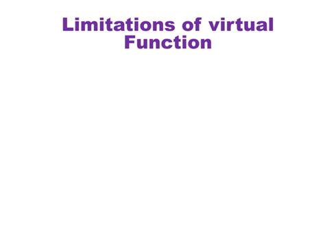 pure virtual function and abstract class pptx