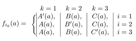 Vertical Alignment How To Put Curly Brace Around Only Part Of Array TeX LaTeX Stack Exchange