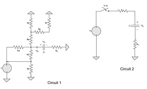 Solved For Circuit 1 It Is Sought To Calculate The Voltage