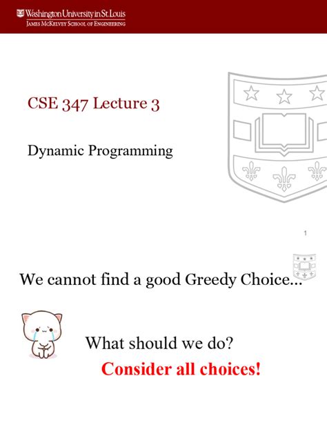 Algorithm Class Lecture 3 Pdf Dynamic Programming Time Complexity