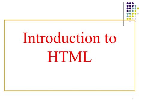 Basic Html Structure Pptx Web Development Internet