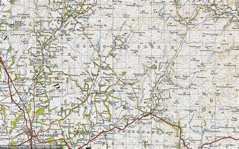 Historic Ordnance Survey Map Of Corrie Common 1947