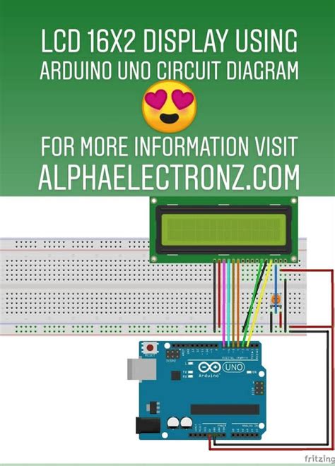 LCD X Display Interfacing With Arduino Uno Circuit Diagram Arduino Circuit Diagram