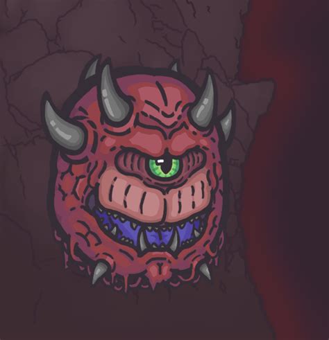 A Cacodemon R Doom