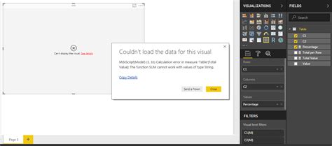 Solved Matrix Total Wrong And How To Calculate Percentage