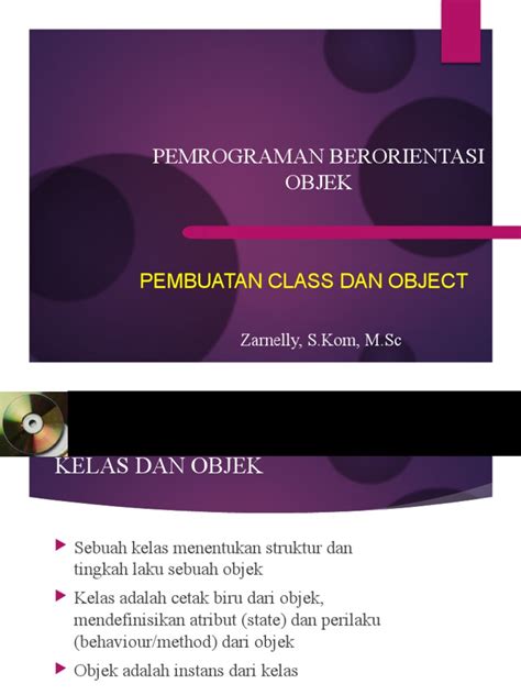 Bab 2 Pembuatan Class And Object Pdf
