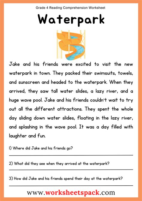 Reading Practice Grade 4