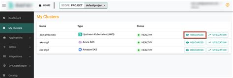 Kop Dashboard My Clusters Rafay Product Documentation