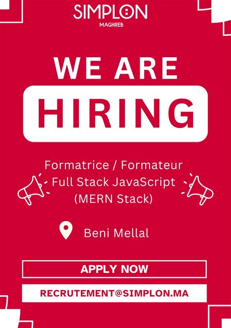 Simplon Maghreb Sur Linkedin Recrutement Formation Nodejs Reactjs