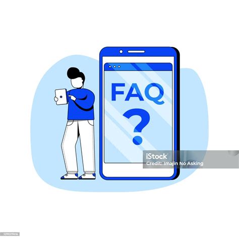 Faq 플랫 디자인 컨셉 벡터 일러스트 아이콘 온라인 지원 센터 자주 묻는 질문 질문에 대한 답변 추상적 은유 방문 페이지