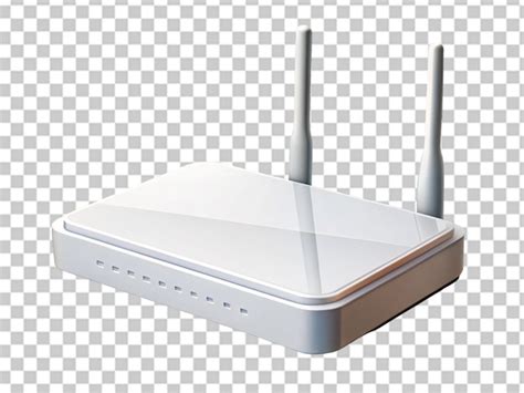 Premium PSD WIFI Router Transparent Background