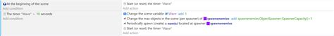 create an automatic enemy wave how do i gdevelop forum