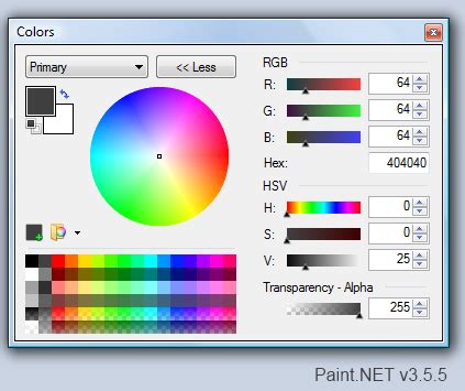 Exercice Qt Color picker deuxième partie lancée Qt
