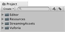Unity Manual Setting Up Your Project For Vuforia