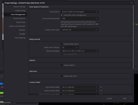 Color Management In Davinci Resolve What And How To Use It