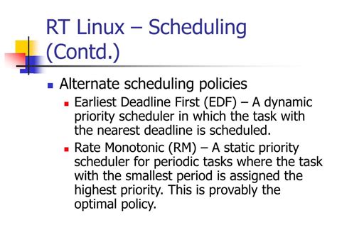 Ppt Rt Linux Powerpoint Presentation Free Download Id3211222