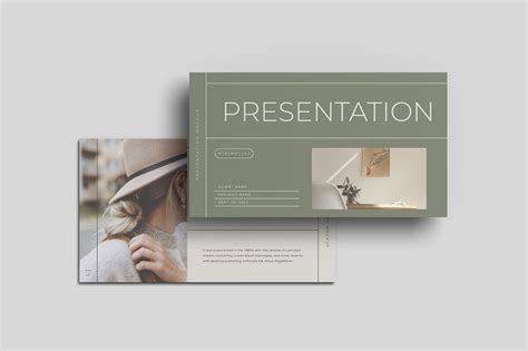 Slides Presentation Mockup Behance
