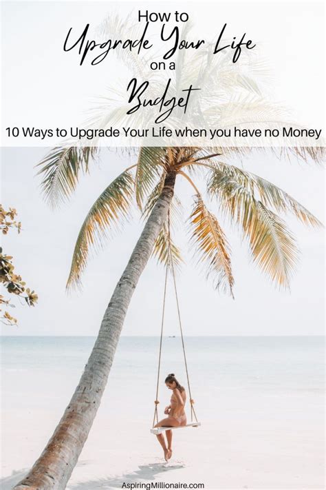 how to upgrade your life on a budget