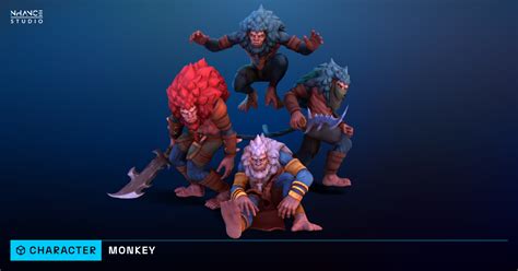 Stylized Fantasy Monkey 3d Characters Unity Asset Store Stylized Fantasy Monkey 3d Characters Unity Asset Store