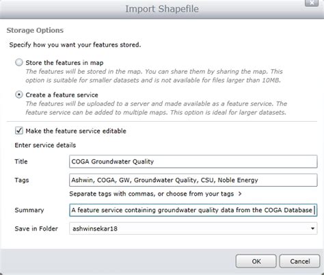 Screenshot Of The Import Shapefile Dialog Box Download Scientific Diagram