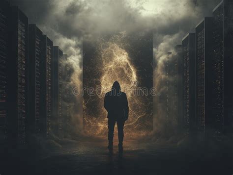 Hackers In Action On Large Corporate Servers Steal Information And