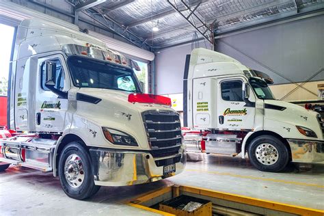 Two New Freightliner Cascadias Off To Join The Cromack Fleet Mavin Truck Centre Mercedes