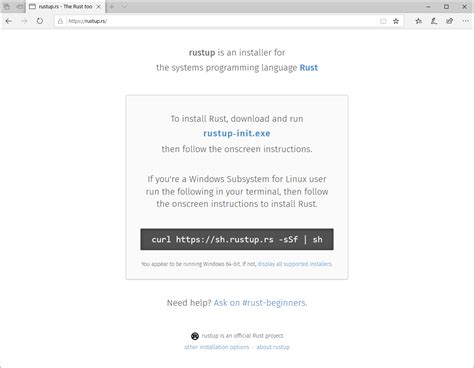 Installing Rust On Windows Moisés Cardona
