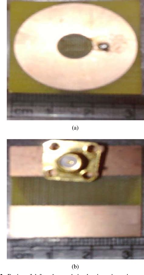 Figure 2 From Compact Wideband Circular Ring Defected Ground Antenna Semantic Scholar