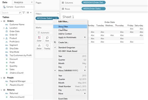 How To Create A Dynamic Calendar In Tableau The Data School Down Under