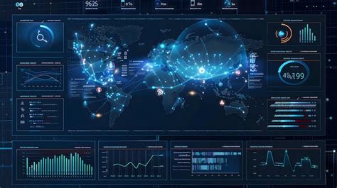 Premium Photo Supply Chain Managers39 Virtual Interface For Global Monitoring And Realtime