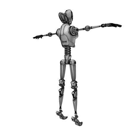 Female Android 3d Model By Renderblade