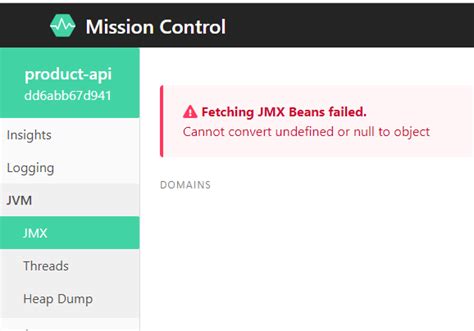Spring Boot Why Is Sba Jmx Bean Management Reporting An Error Stack Overflow