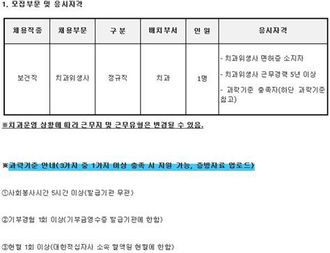 [대한적십자사 인천병원] 치과위생사 정규직 채용 네이버 블로그