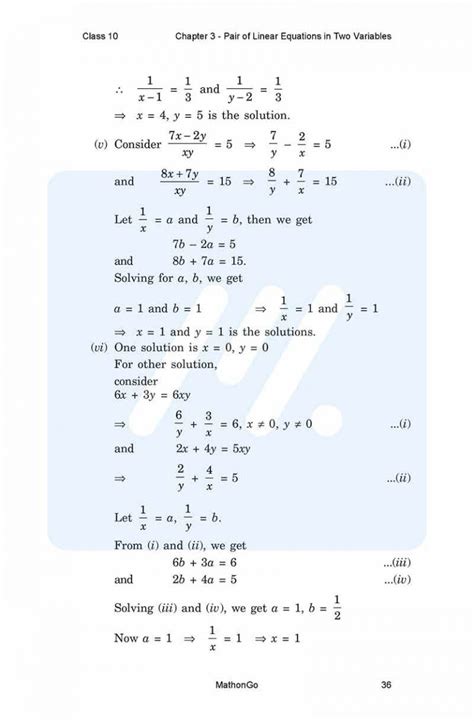 Ncert Solutions For Class 10 Maths Chapter 3 Exercise 3 6 Mathongo