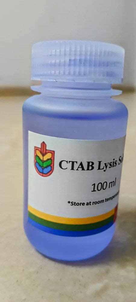 Ctab Lysis Solution At Best Price In Bengaluru Id 2851568518448