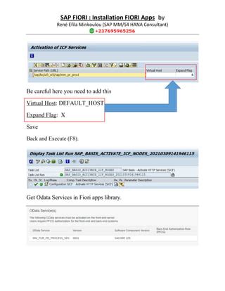 Sap Fiori Installation Fiori Apps PDF