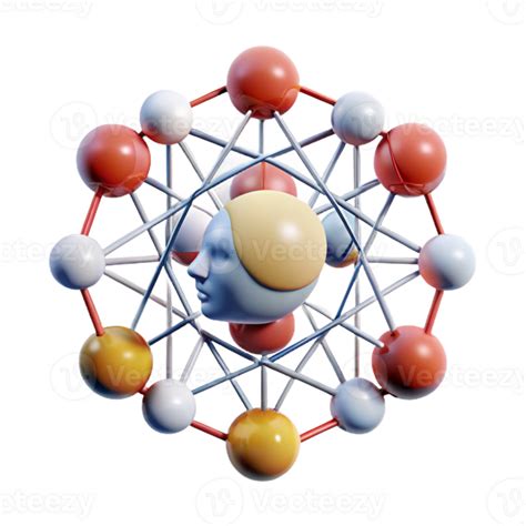 Stunning Rustic Abstract Representation Of Human Thought Visualized As A Network Of