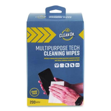 Digital Innovations Screendr Multipurpose Tech Cleaning Wipes 10 Ply
